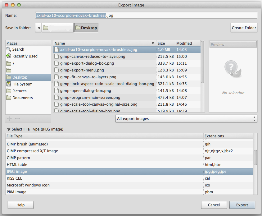How-To: Scale Photos and Images with GIMP | Southern Oregon RC